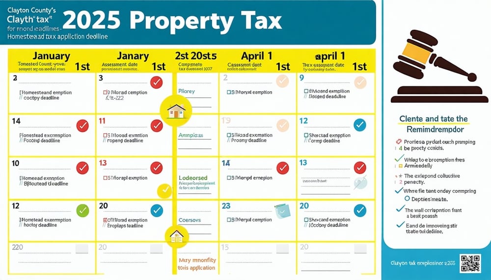 Clayton County Property Tax Calendar 2025: Key Dates